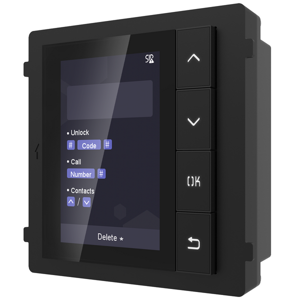 Hikvision Modular Intercom Display Module (DS-KD-DIS) – CCTV CENTRE DIRECT